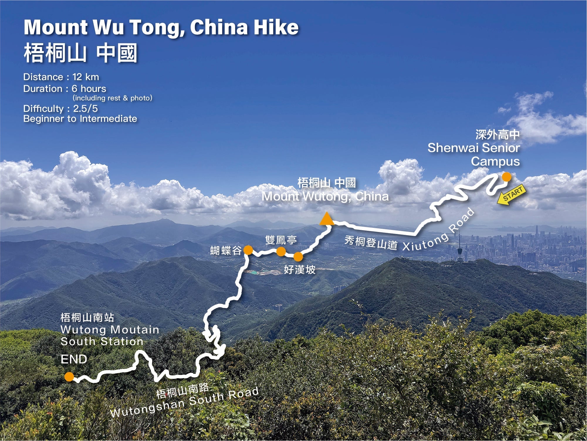 Mount Wu Tong, China Hike